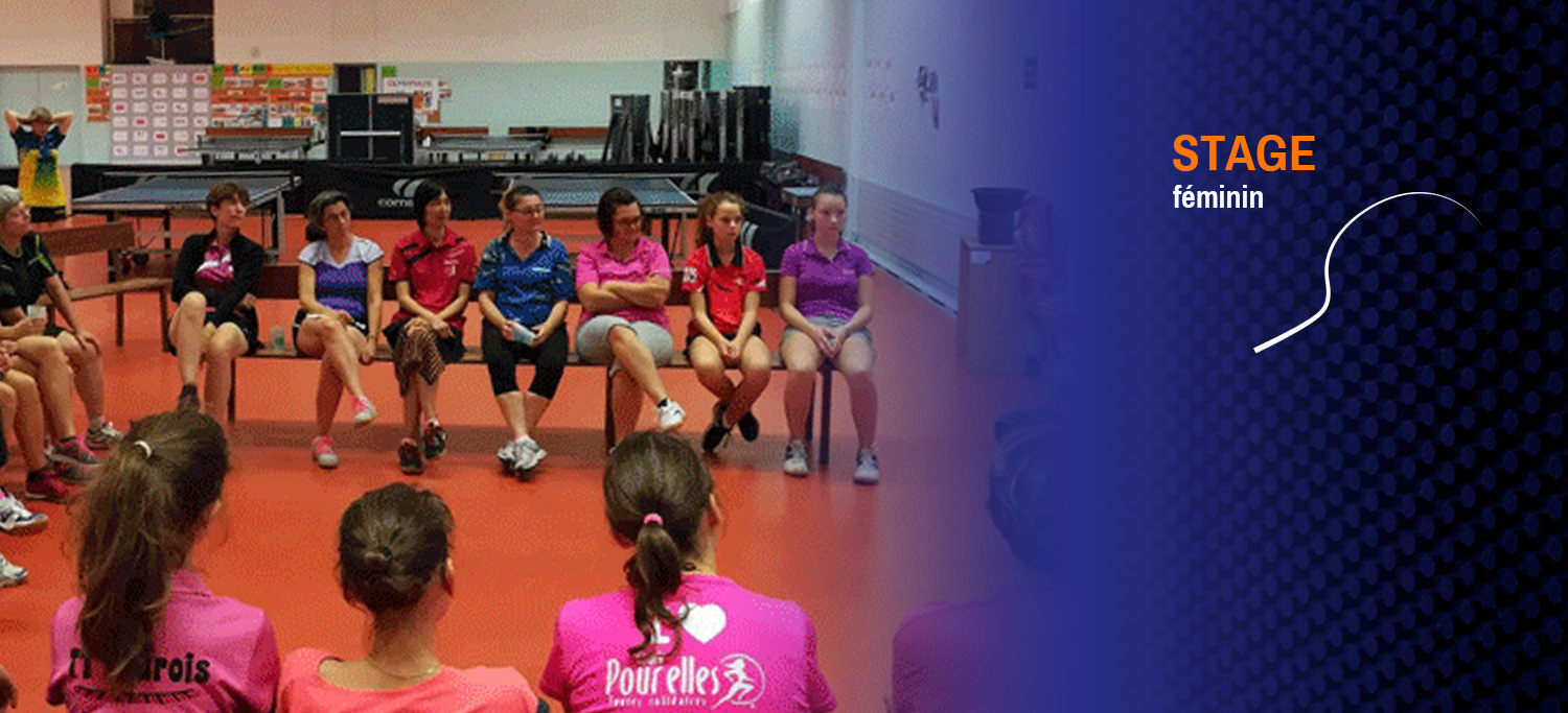 Stage féminin de tennis de table le dimanche 5 janvier 2025 - Comité du ...