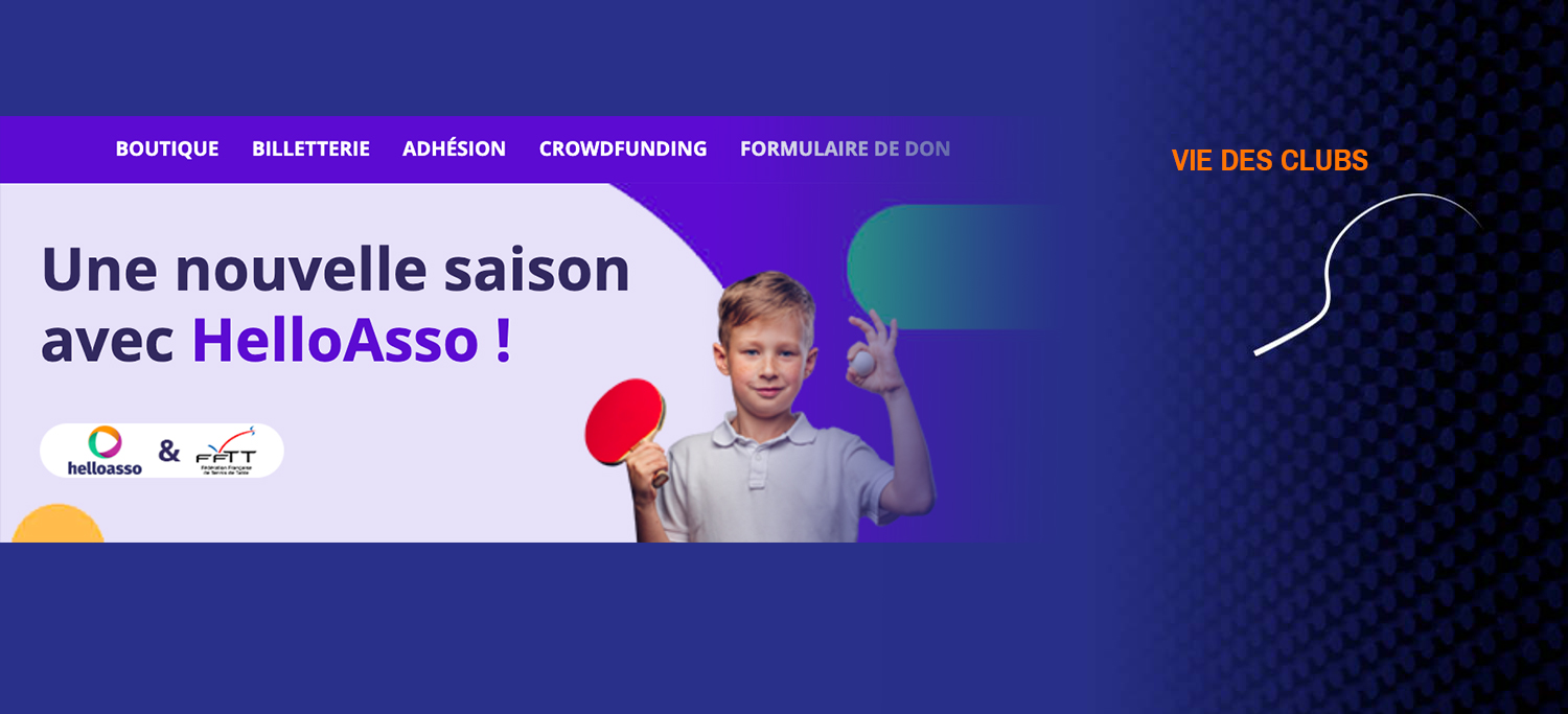 Une nouvelle saison des clubs avec HelloAsso ! - Comité du Rhône - Métropole de Lyon de Tennis ...